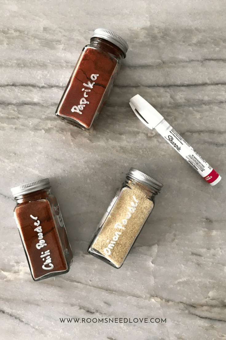 How To DIY Personalized Labels for These Budget-Friendly Spice Jars