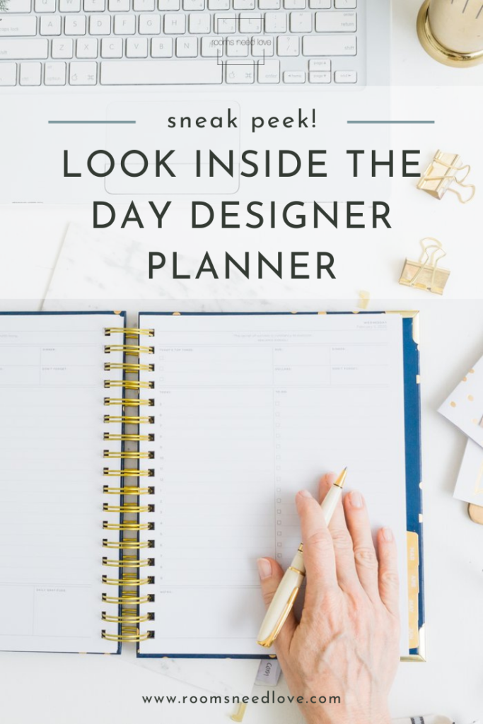 Sneak Peek! Look Inside the Day Designer Planner - Rooms Need Love